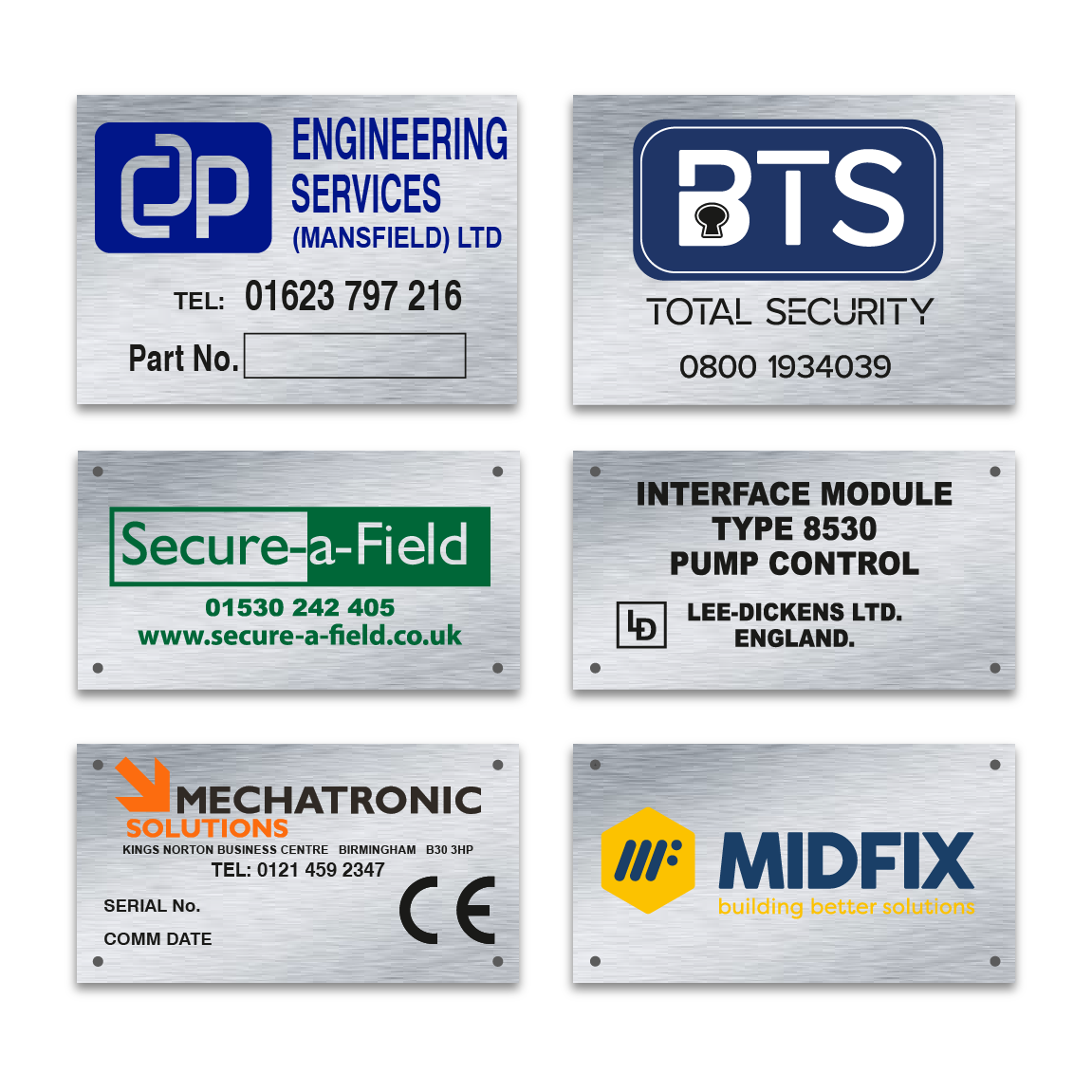 Steel Plate Logo New Castle Stainless Plate