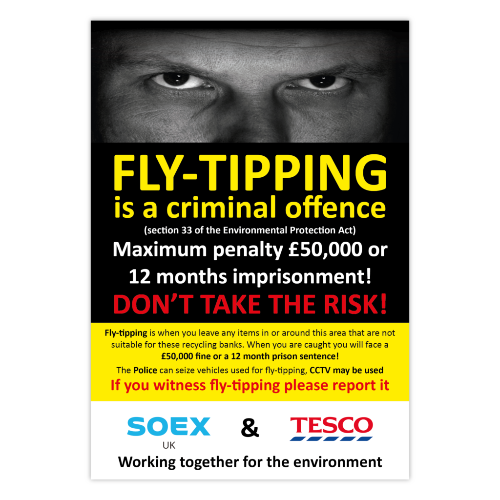 Fly Tipping And Littering Signs - NSP - 2025
